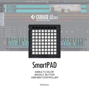 Smartpad USB MIDI Controller with Cubase LE