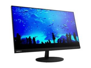 lenovo l28u-30 28-inch ips monitor, uhd 4k display, ultra-thin bezels, amd freesync, 4ms, 60hz, hdmi, displayport, low blue light, vesa mount capable