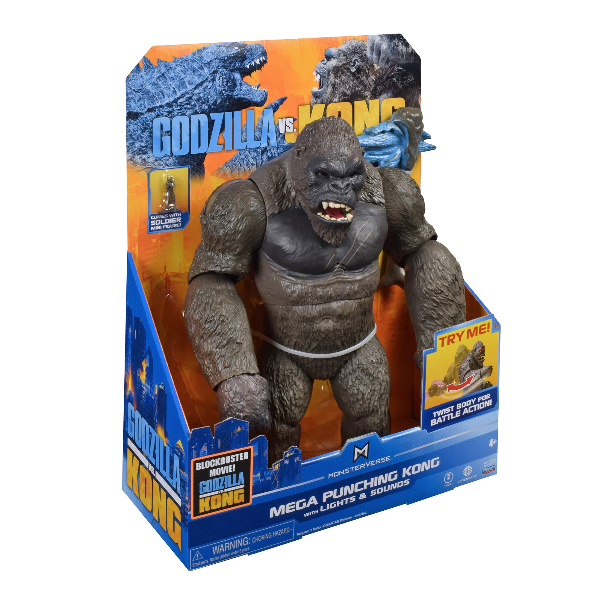 Godzilla vs Kong 13" Mega Kong Figure with Lights & Sounds