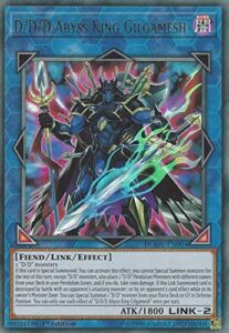 d/d/d abyss king gilgamesh - duov-en004 - ultra rare - 1st edition