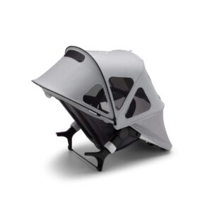 bugaboo donkey breezy sun canopy stroller accessory with upf 50+ sun protection and ventilation panels, misty grey