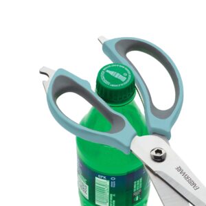 Farberware 4-in-1 Kitchen Shears, 2-Piece, Aqua and Gray