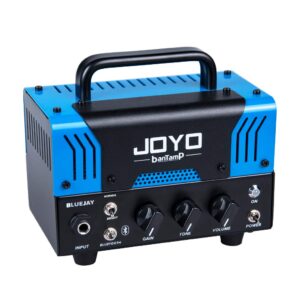 joyo bluejay bantamp series mini amp head 20 watt preamp 2 channel hybrid tube guitar amplifier with bluetooth