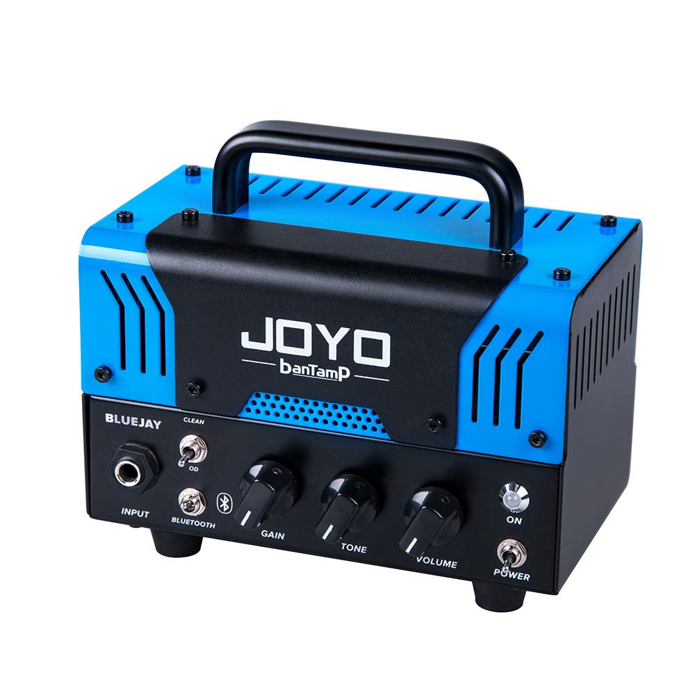 JOYO Bluejay BanTamp Series Mini Amp Head 20 Watt Preamp 2 Channel Hybrid Tube Guitar Amplifier with Bluetooth