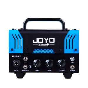 JOYO Bluejay BanTamp Series Mini Amp Head 20 Watt Preamp 2 Channel Hybrid Tube Guitar Amplifier with Bluetooth