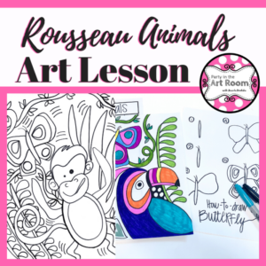 rousseau animals art lesson