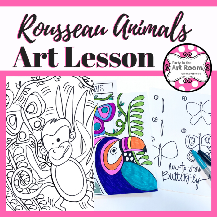 Rousseau Animals Art Lesson