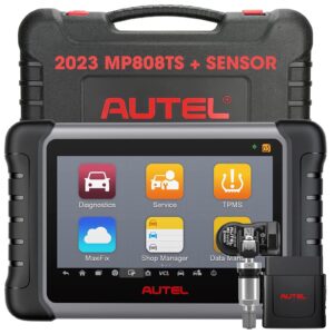 autel maxipro mp808ts tpms scanner: 2023 of mp808bt, ts608, ecu coding, active tests, 31+ services, autovin, full tpms features with 315+433mhz mx-sensor, access autoauth for fca sgw