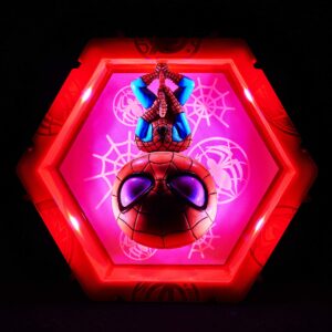 WOW! PODS Avengers Collection - Spider-Man | Superhero Light-Up Bobble-Head Figure | Official Marvel Collectable Toys & Gifts