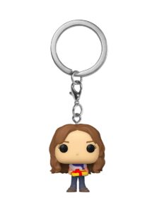 funko pop! keychain: harry potter holiday - hermione garnger, multicolor (51206)