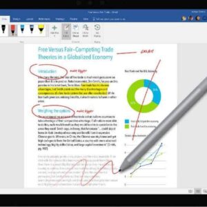 Microsoft Surface Pen for Surface Pro 7 Pro 6 Surface Laptop 3 Surface Book 2 Laptop 2 Surface Go Studio 2 Pro 5 Pro 4 4096 Pressure Points Rubber Eraser Bluetooth 4.0 Platinum