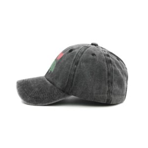 Waldeal Boys' Printing I Love Garbage Truck Washed Hat Youth Baseball Cap Black