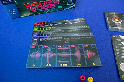 Renegade Game Studios Warp's Edge | A Solo bag-building Game of Epic Space Combat for Ages 10+