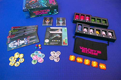 Renegade Game Studios Warp's Edge | A Solo bag-building Game of Epic Space Combat for Ages 10+