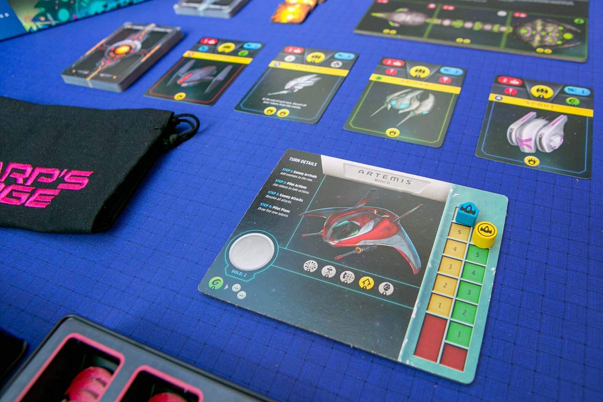 Renegade Game Studios Warp's Edge | A Solo bag-building Game of Epic Space Combat for Ages 10+