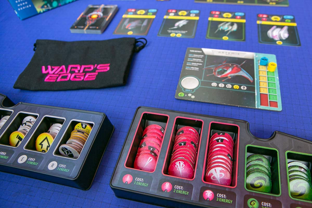 Renegade Game Studios Warp's Edge | A Solo bag-building Game of Epic Space Combat for Ages 10+