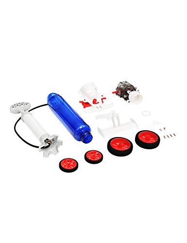 PLAYSTEM Atmospheric Turbo Racer Air Pressure Learning Kit-Assemble an air pressured race car - Engineering Stem Toys - Educational Gift for Kids & Teens, Boys & Girls