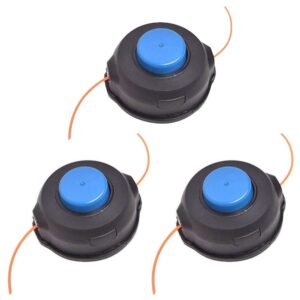 ywnyt 3pcs t25 trimmer head for husqvarna 122l 124c 124l 125c 125l 125ldx 128c 128cd 128l 128ld 128ldx 128r 128rj 223l 223r 322c 323c 325c 325cx 326cx weed eater