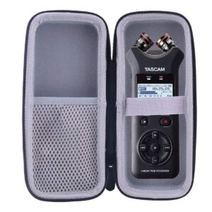 werjia hard eva travel case fits tascam dr-07x portable digital recorder