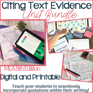 citing and embedding text evidence unit with citing text evidence game