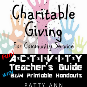 civics & ethics: charitable giving for community service ~ a teacher activity guide for teens