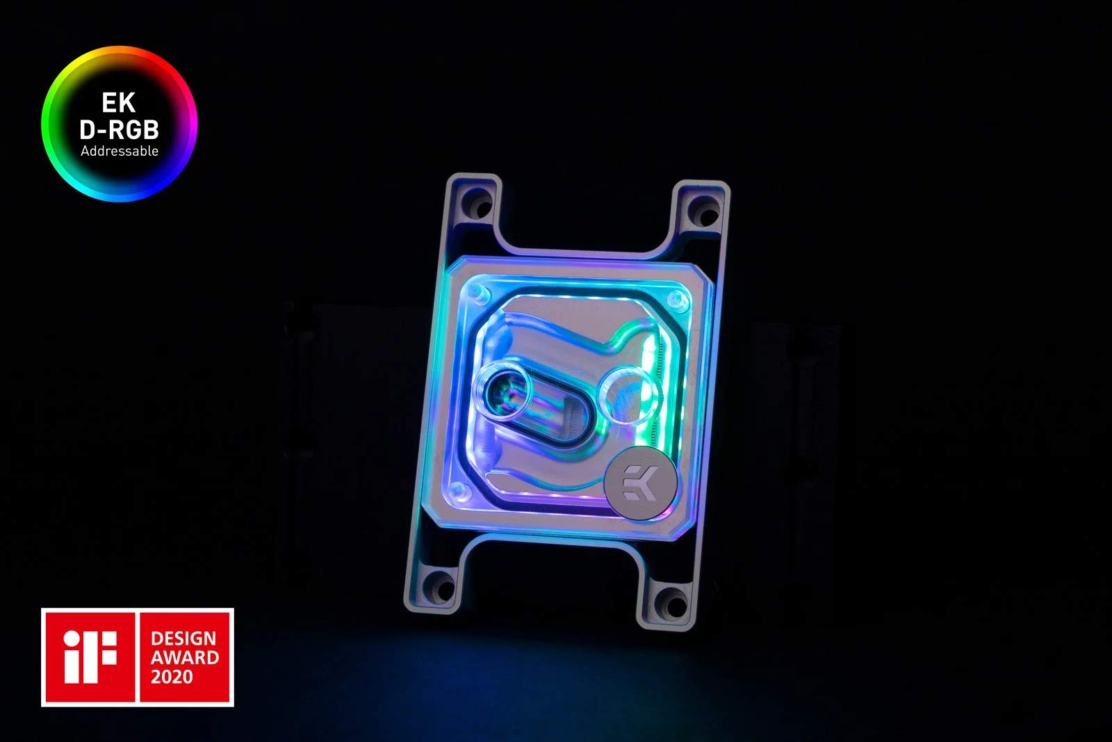 EKWB EK-Quantum Magnitude CPU Water Block, AMD CPU (AM4), D-RGB, Nickel/Plexi