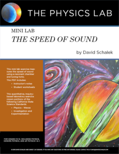 high school physics - mini lab: the speed of sound