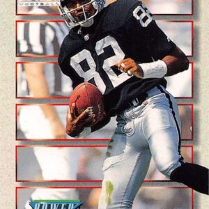 1993 Pro Set Power Update Prospects Football #20 James Jett RC Rookie Card Los Angeles Raiders Official NFL Trading Card From The Pro Set Company