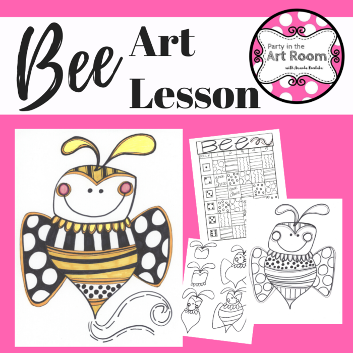 Bee Art Lesson for Kids