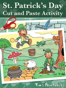 st. patrick's day cut and paste activity pdf