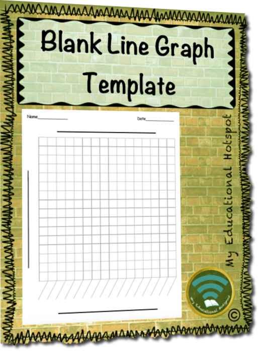 Blank Line Graph Template