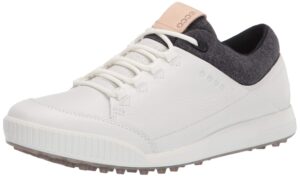 ecco men's street retro hydromax golf shoe, mocha, 11-11.5