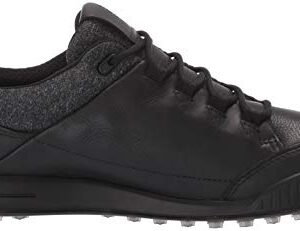 ECCO Men's Street Retro Hydromax Golf Shoe, Black, 10-10.5