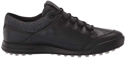 ECCO Men's Street Retro Hydromax Golf Shoe, Black, 10-10.5