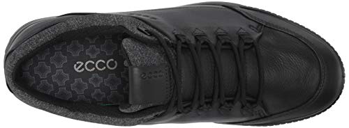 ECCO Men's Street Retro Hydromax Golf Shoe, Black, 10-10.5