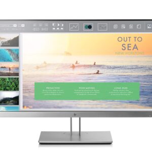 HP EliteDisplay E233 23-Inch Screen LED-Lit Monitor Silver (1FH46AA#ABA) (Renewed)