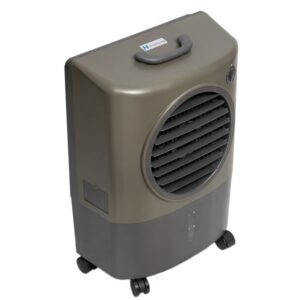 hessaire mc18v portable evaporative cooler, green, 1300 cfm, cools 500 square feet