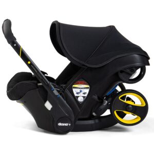 doona car seat & stroller, midnight edition - all-in-one travel system