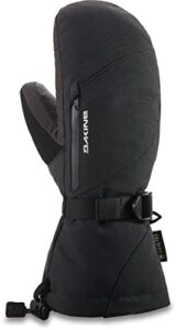 dakine leather sequoia gore-tex mitt - black, small