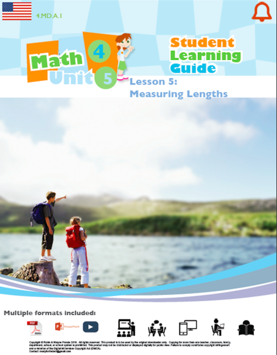 Grade 4: Math: Shapes, Angles and Measurement: L5: Measuring Length 4.MD.A.1