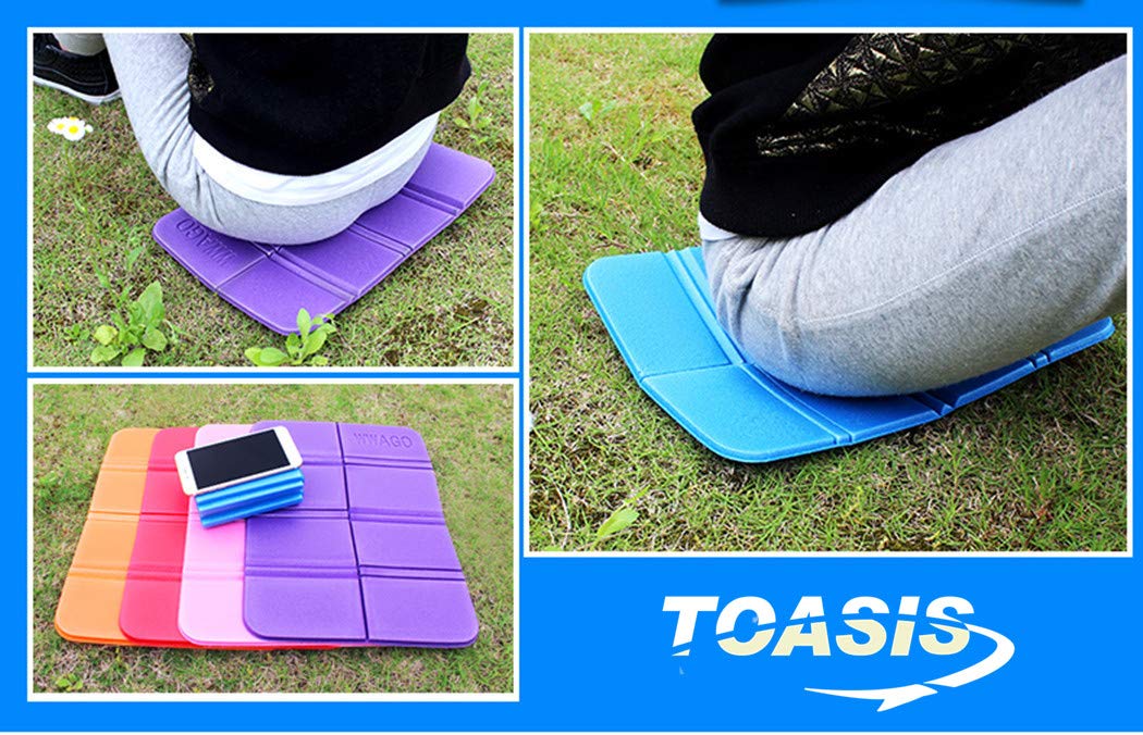 Toasis Water Proof Camping Cushion Foam Seat Pad Foldable Outdoor Sitting Mat (Olive)