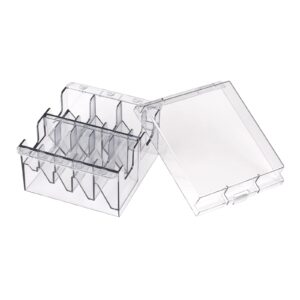 plastic blade organizer for 8 blades storage case rack clipper comb holder