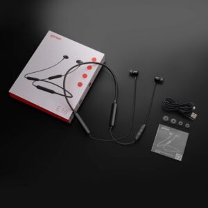 gorsun 【48 Hrs Playtime】 Bluetooth Headphones, IPX5 Waterproof Sport Earphones, Magnetic in-Ear Wireless Earbuds, Sports Microphone with Microphone