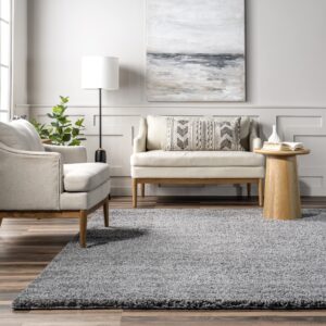 nuLOOM Marleen Contemporary Shag Accent Rug, 2x3, Grey