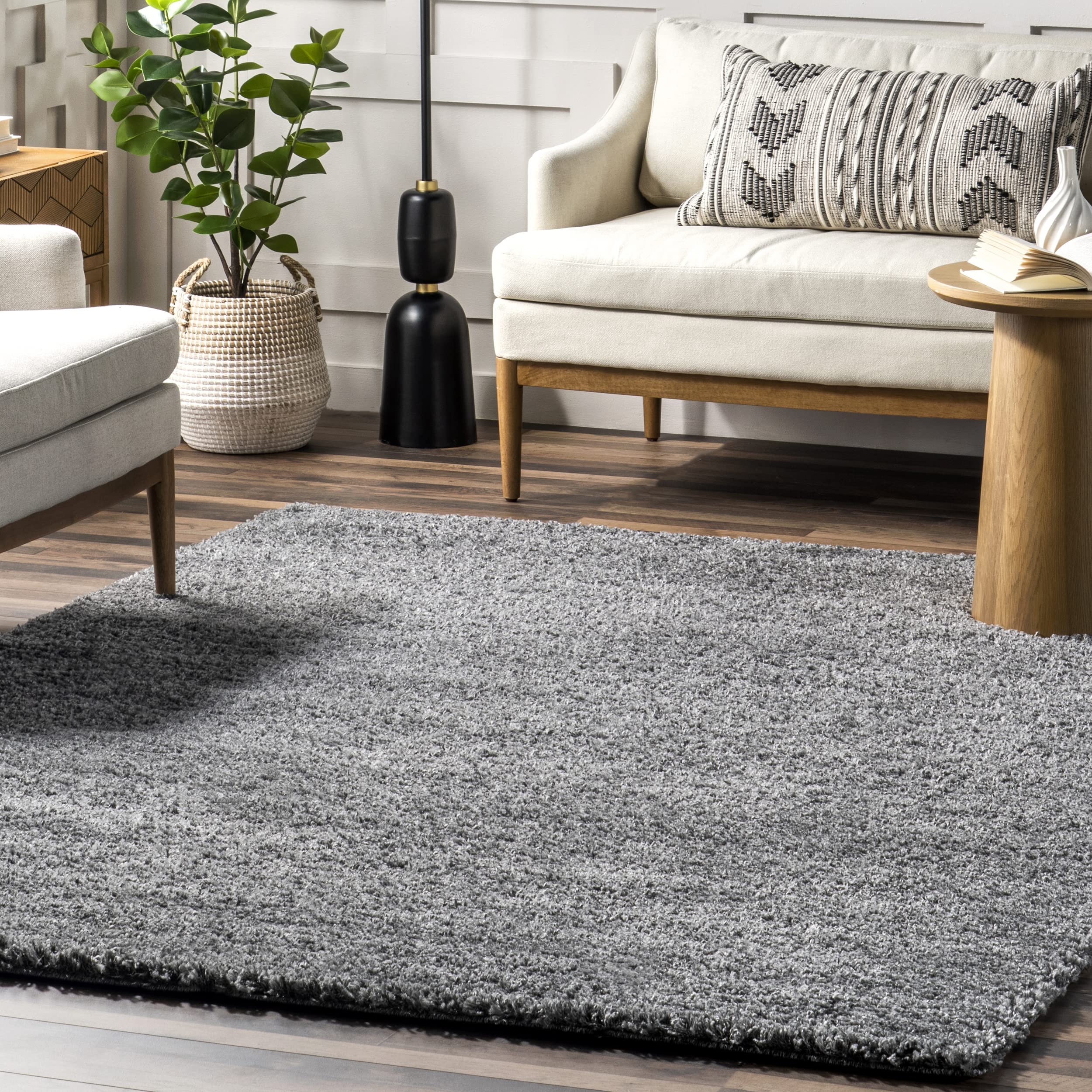 nuLOOM Marleen Contemporary Shag Accent Rug, 2x3, Grey