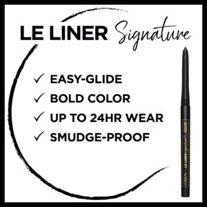 L’Oréal Paris Makeup Le Liner Signature Mechanical Eyeliner,Easy-Glide,Smudge Resistant,Bold Color,Long Lasting,Waterproof Eyeliner,Noir Cashmere,0.011 oz.,1 count