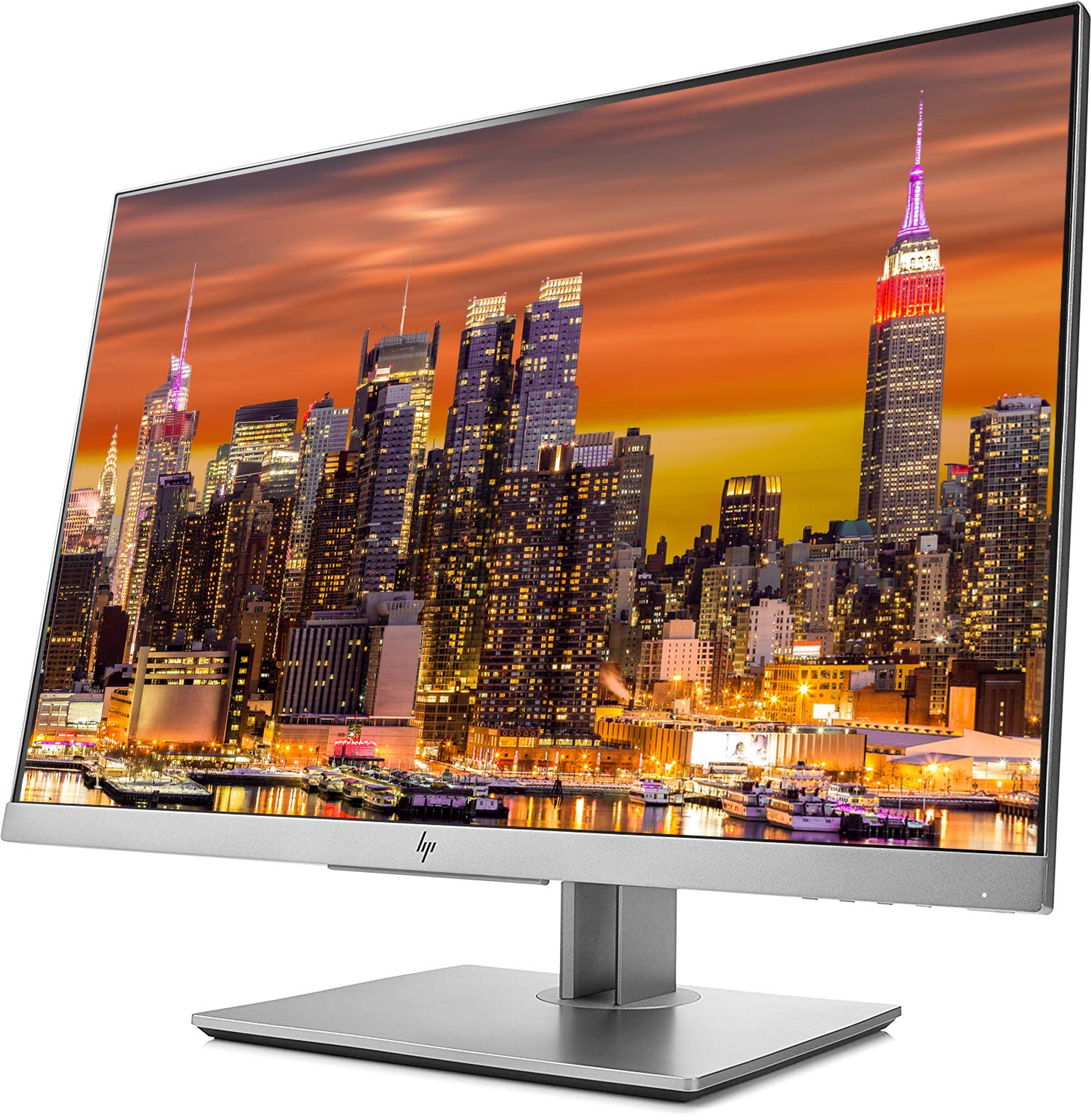 HP EliteDisplay E243 24 Inch IPS LED Backlit Monitor (1FH47A8#ABA) 2-Pack Bundle with Fully Adjustable Desk Mount Monitor Stand