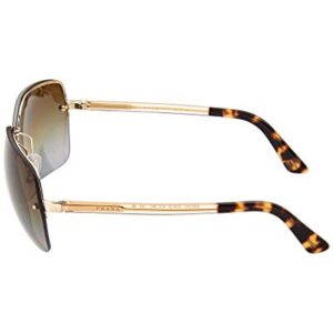 Prada PR 63VS - ZVN6E1 Sunglasses HERITAGE ORO PALLIDO w/POLAR GREY GRADIENT BROWN 62mm