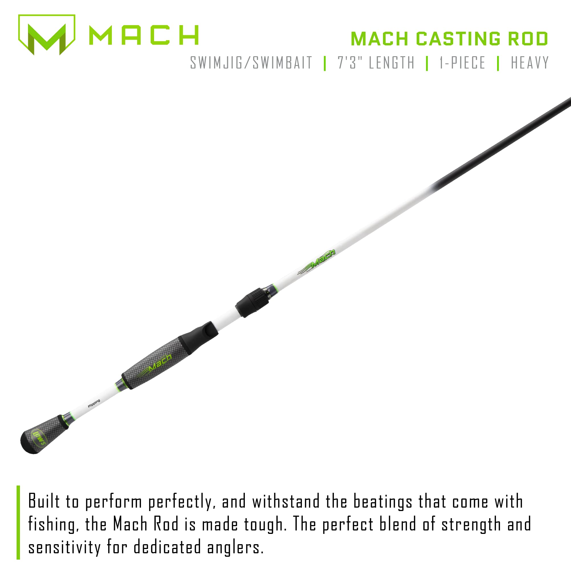 Lew's Mach 7'3"-1 Heavy IM7 Swimjig/Swimbait Casting Rod