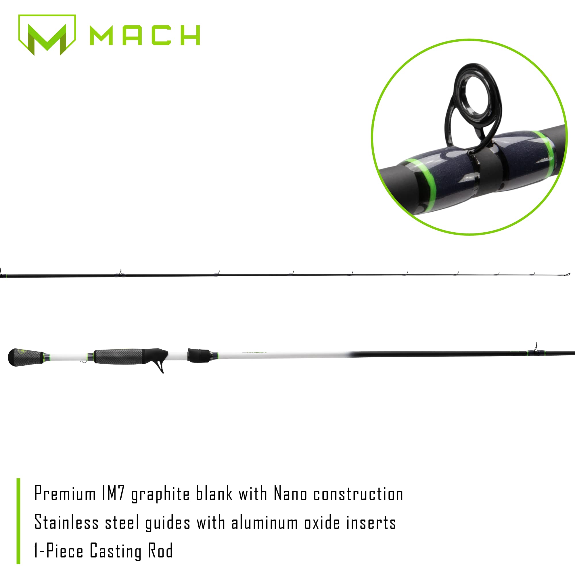 Lew's Mach 2 Rod Series 6'-2 Medium Spinning Rod